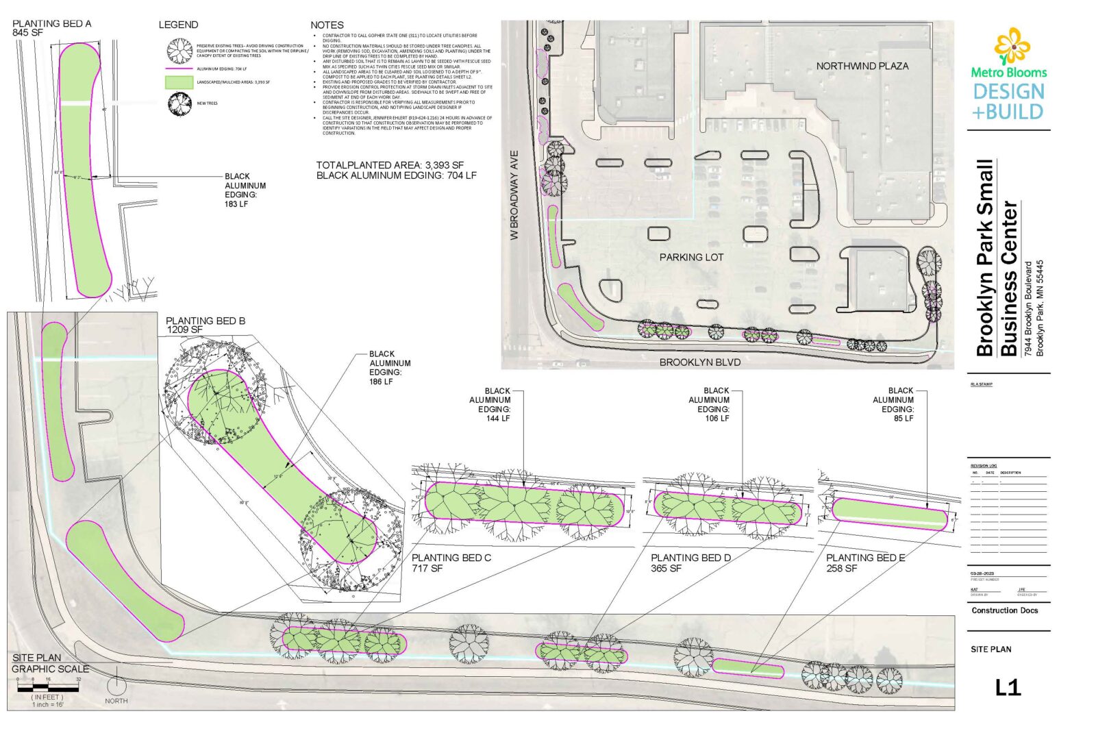 Bringing Beauty to the Brooklyn Park Small Business Center | Metro Blooms